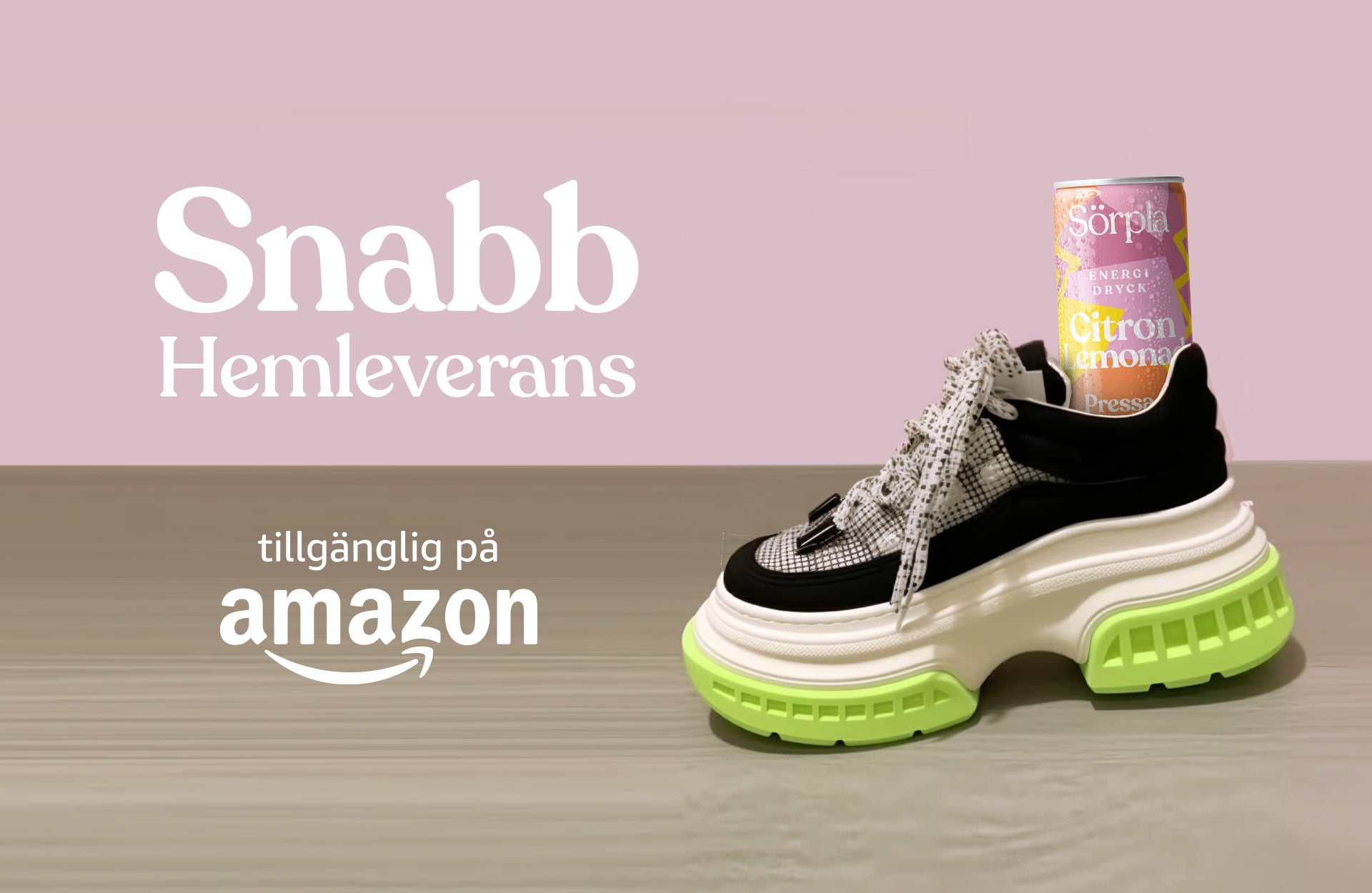 Sörpla kolsyrad funktionsdryck med pressad frukt och vitaminer. | Sörpla